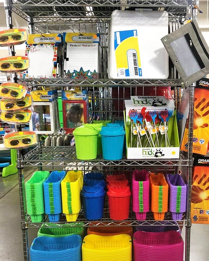 Colorful containers and gadgets galore! One person's kitchen castoff becomes another's essential tool for culinary greatness.