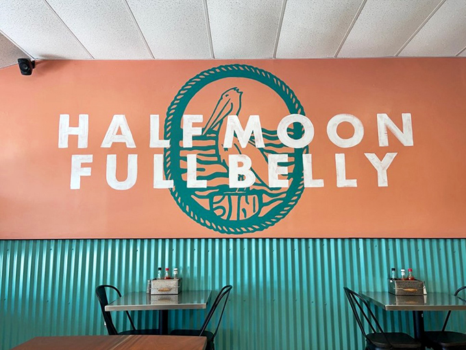"Half Moon, Full Belly" isn't just clever wordplay—it's a promise this place delivers on with every single order.