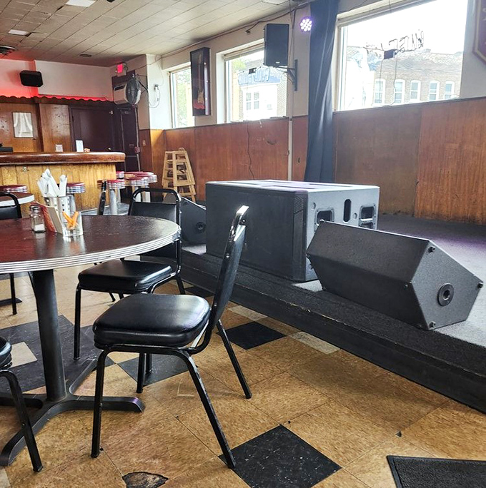 Not just dogs and tots—Happy Dog doubles as a music venue. The small stage hosts everything from indie bands to polka, because why shouldn't your dinner have a soundtrack?