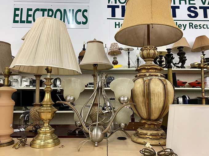 Lamp department: where lighting fixtures from six different decades gather for the world's most illuminating reunion tour.