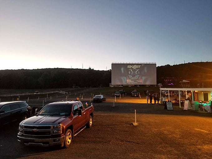 As dusk settles over Scranton, the Circle Drive-In flickers to life, casting its spell over pickup trucks and SUVs alike.