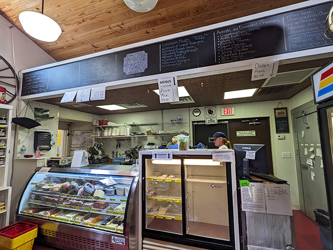 The ordering counter – where dreams are fulfilled and decisions are agonized over. That menu board holds the secrets to happiness.
