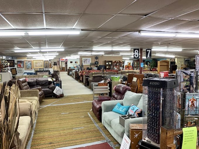 The numbered aisles help you navigate, but let's be honest—getting pleasantly lost is half the fun.