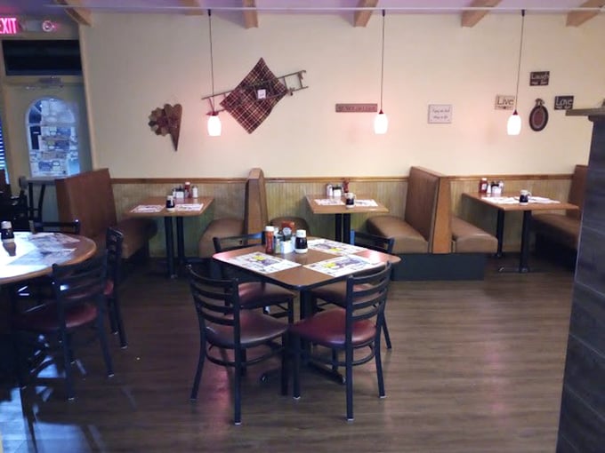 The dining area offers that perfect blend of privacy and community—close enough to eavesdrop on fascinating conversations, far enough to avoid unwanted ones.