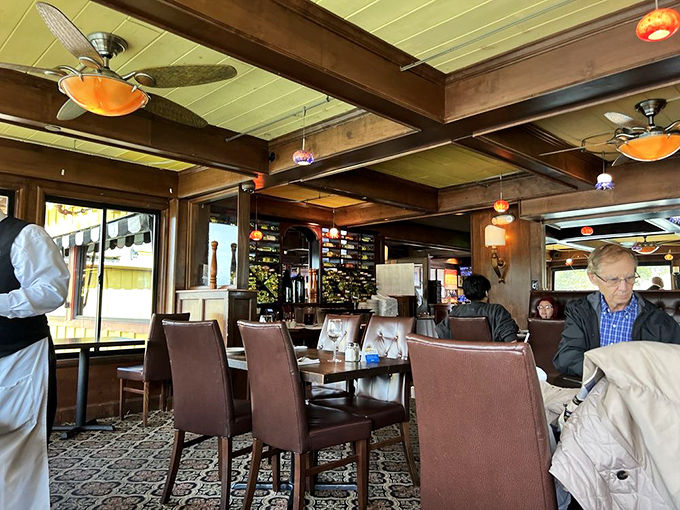 Another angle reveals more treasures – this place has more cozy corners than a mystery novel.