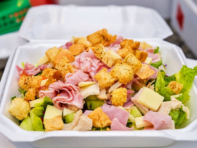A chef's salad that doesn't feel like punishment. Finally, a way to balance out those sticky buns without feeling like you're missing out.