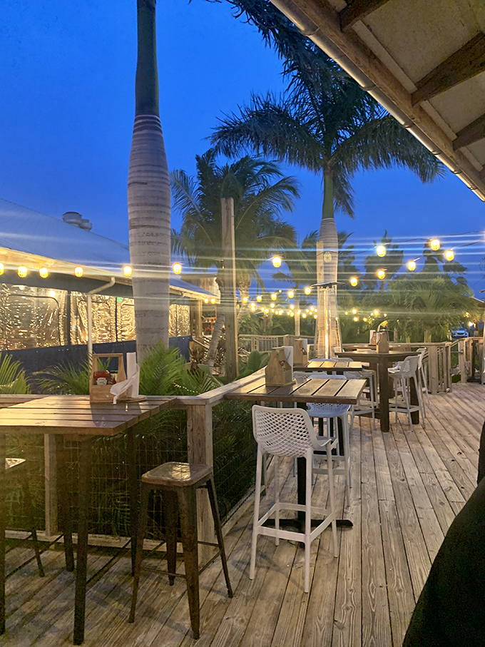 Waterfront seating where every meal comes with a million-dollar view absolutely free.
