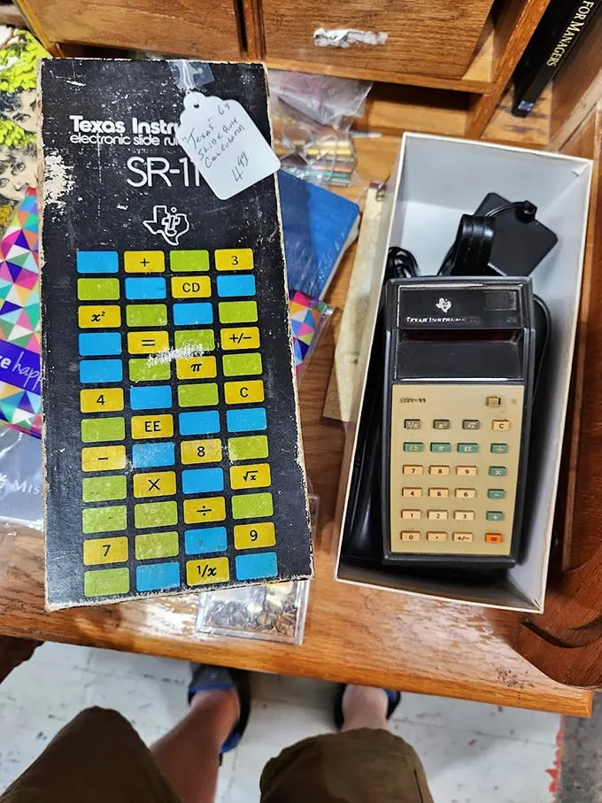 Before smartphones did everything, this Texas Instruments calculator was cutting-edge technology. Still works better than your phone's calculator app.