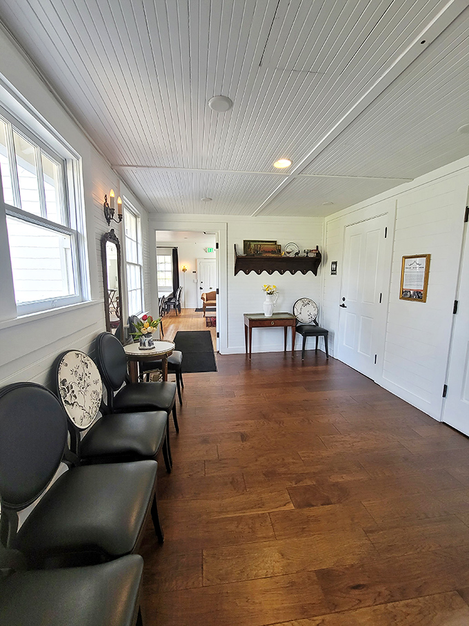The waiting area feels less like a restaurant queue and more like the entryway to a friend's home where dinner is always worth the wait.