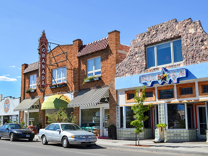 Alpine's downtown invites you to slow down and breathe in that mountain air, where every storefront holds a story.