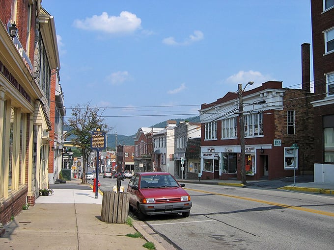 Brick buildings, mountain views, and quiet charm—downtown Bedford feels like the perfect mix of history, shops, and small-town soul.