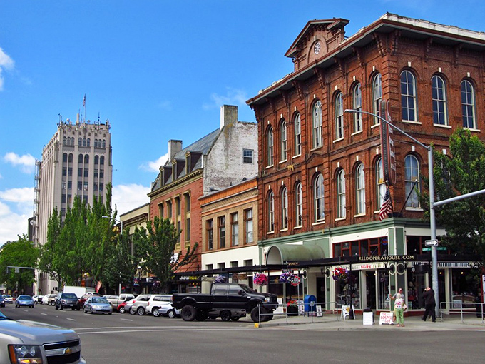 Salem's historic downtown combines capital city amenities with surprising affordability. Those brick buildings house budget-friendly opportunities.
