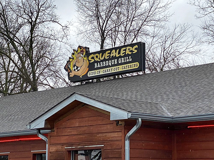 When your restaurant is pink and proud, your BBQ better back it up. Squealers delivers with smoke that speaks volumes.