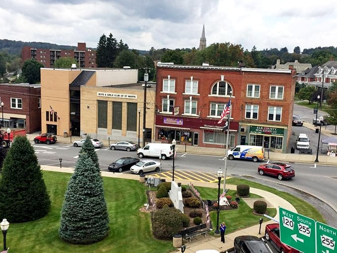 St. Marys' city hall stands as a no-nonsense reminder of practical Pennsylvania values.