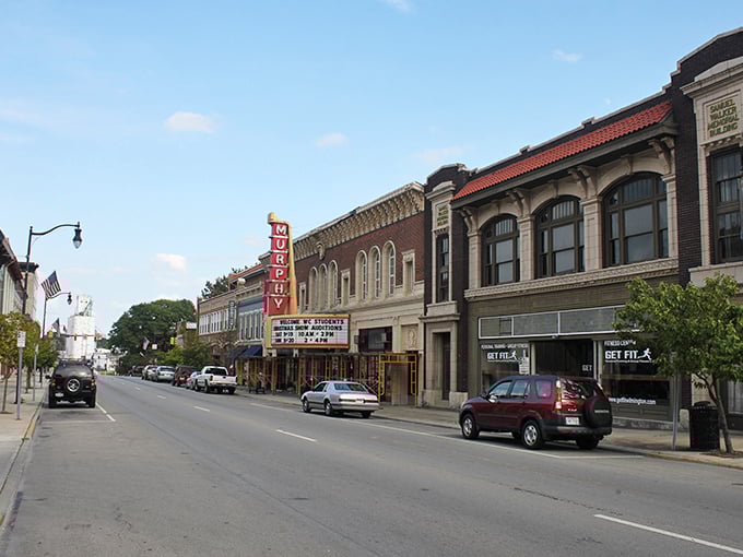 Wilmington's downtown stores continues a retail tradition from simpler times. The classic storefront beckons with promises of treasures inside.