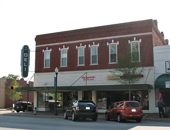 The charming storefronts of Covington's square have starred in more TV shows than most Hollywood actors.