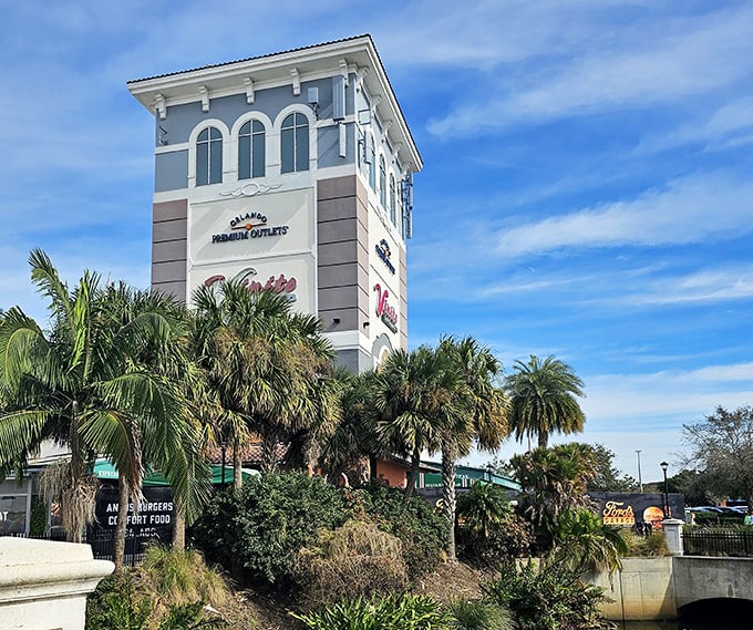 Invicta's storefront at Orlando Outlet Marketplace stands ready for shoppers seeking timepieces without spending a fortune.