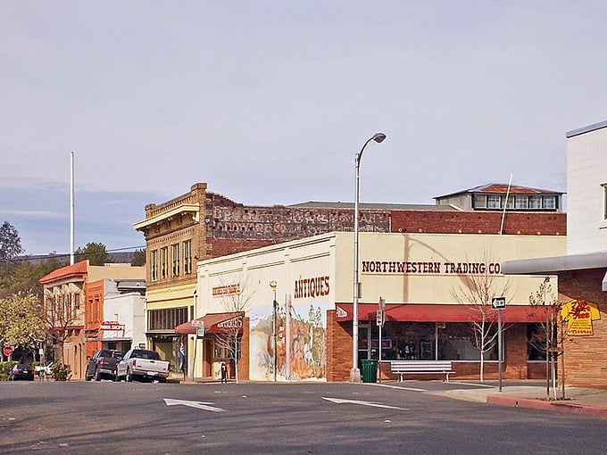 The streets of Oroville offer Gold Country charm without the tourist-town prices. Your Social Security check goes further beneath these oaks!