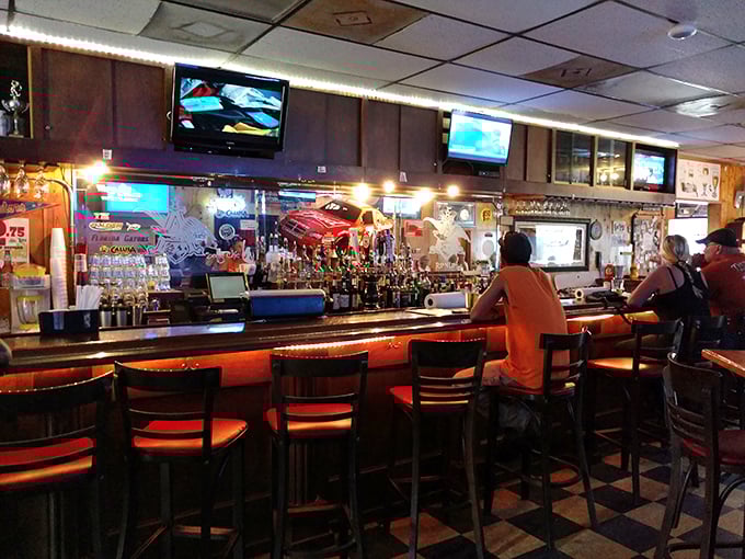 A bar that promises cold beer, warm conversation, and sports on TV. The holy trinity of neighborhood watering holes everywhere.