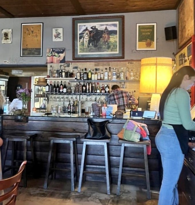 The bar area feels like the living room of that worldly friend who always brings back interesting bottles from their travels abroad.
