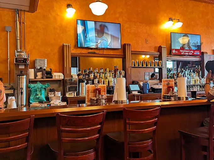 The bar where decisions matter: which craft beer will best accompany your smoky feast? Choose wisely, the brisket is watching.