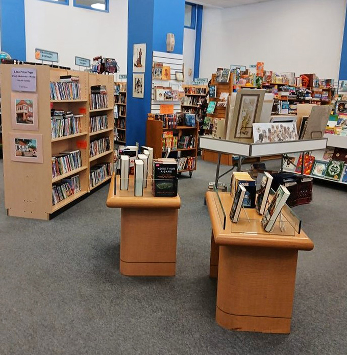 The book section offers literary treasures organized with care—perfect for finding that out-of-print cookbook or novel you've been hunting for years.