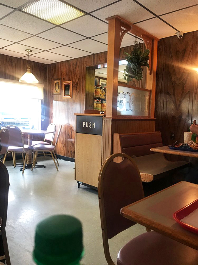 These booths have cradled more Dayton residents' backsides than any furniture in town, offering front-row seats to pizza perfection. 