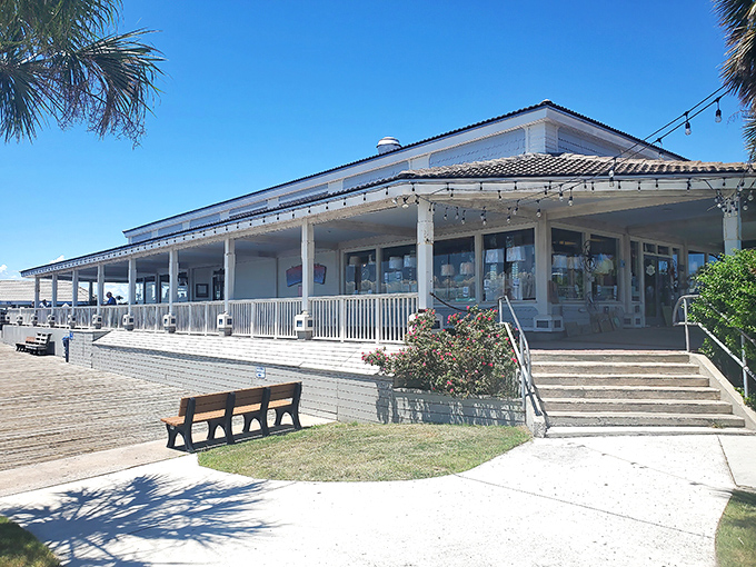 Brett's Waterway Café proves that waterfront dining doesn't require pretension—just fresh seafood and views that make you forget your problems.