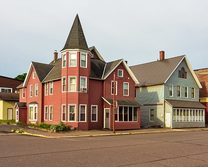 These Victorian-era homes with their turrets and gables are the architectural equivalent of saying, "Yes, we had copper money, and yes, we weren't afraid to flaunt it."