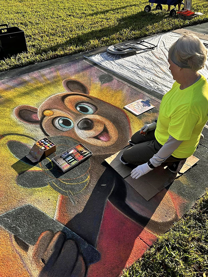 The Chalk Walk Festival transforms sidewalks into galleries, proving art doesn't require velvet ropes or admission fees.