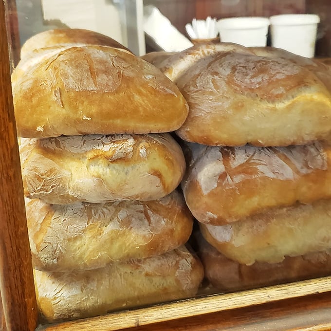 Bread isn't just a vehicle for sandwich fillings here—it's the star of the show, with a golden crust that crackles like nature's potato chip.