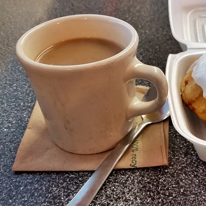 The humble diner coffee mug – unassuming, slightly stained from years of service, holding the lifeblood that powers America's mornings.