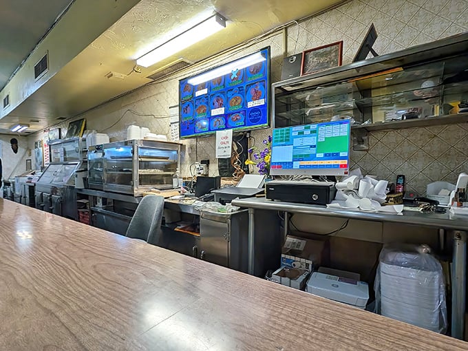 Behind this unassuming counter, culinary magic happens—where humble ingredients transform into dishes that inspire food pilgrimages across Pittsburgh.