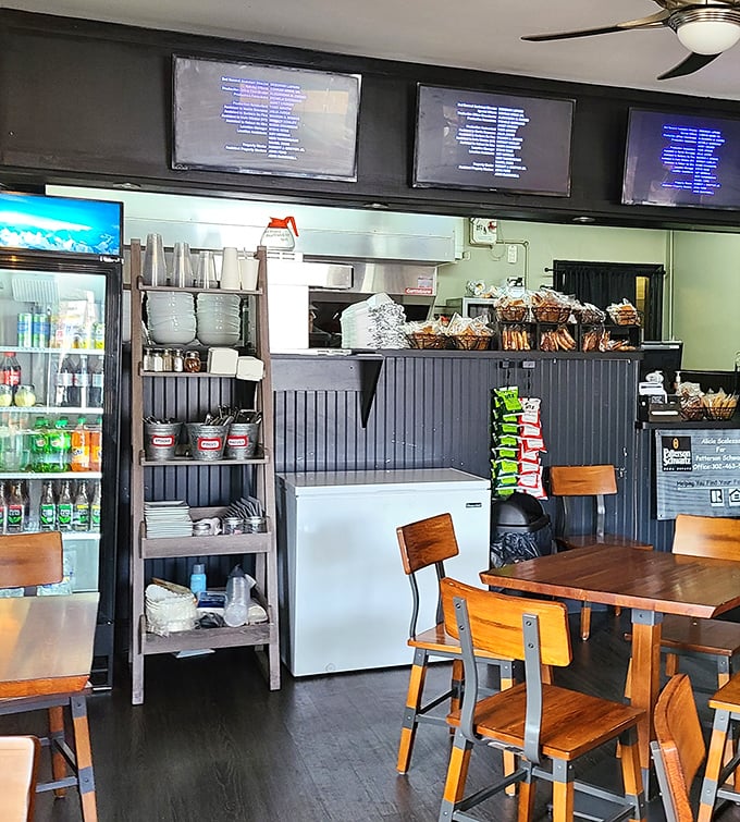 Behind the counter, everything has its place—a well-orchestrated kitchen ballet that results in the plates of perfection delivered to your table.