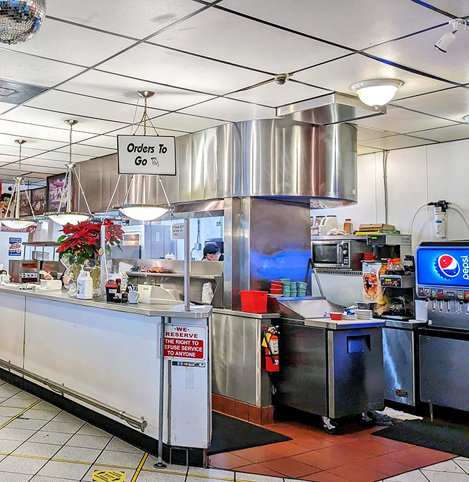 The heart of any great diner is its counter – where solo diners become regulars and regulars become family.