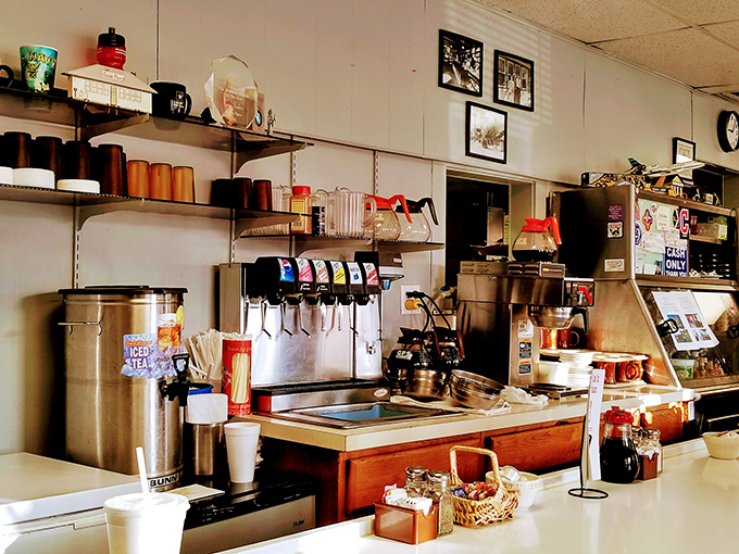 Behind every great diner is a counter setup that means business—coffee makers standing at attention, ready to fuel the dreams of hungry Ohioans.