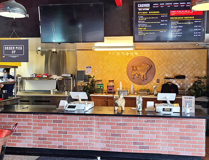 The counter where dreams come true, one order at a time. This isn't just a service area—it's the gateway to happiness.