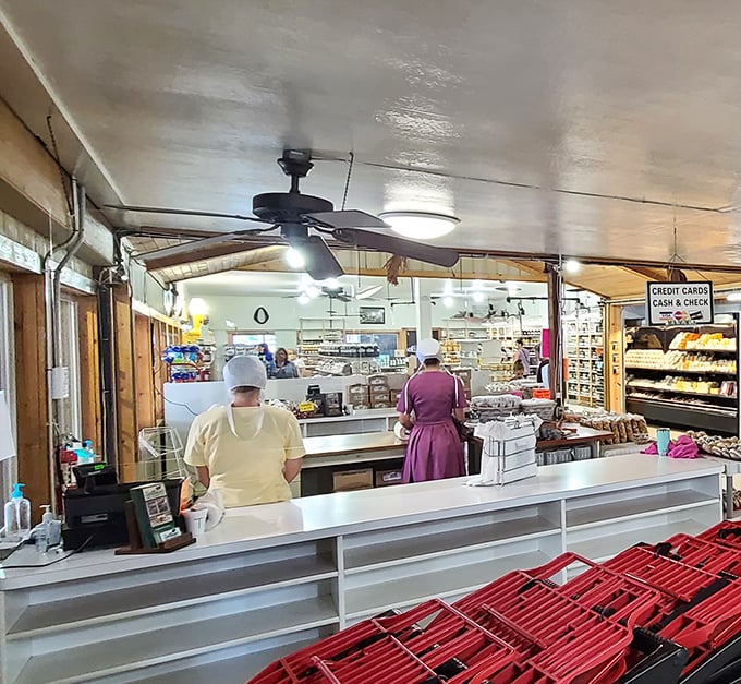 Behind every great bakery is a counter where magic happens. This is where transactions occur, but what you're really buying is joy.