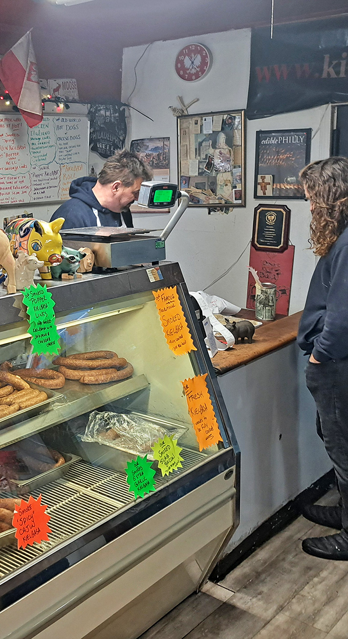 That moment when you realize the person behind the counter isn't just selling sausage – they're preserving cultural heritage one link at a time.