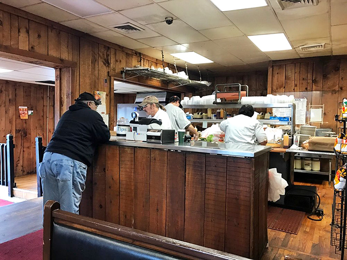 Where sandwich magic happens – the counter where ordinary ingredients transform into extraordinary meals through the alchemy of experience and care. 