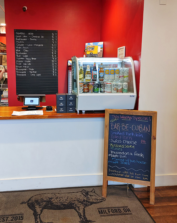The counter where barbecue dreams come true. That special board is practically whispering, "Bar-Be-Cuban? Yes, you absolutely should."