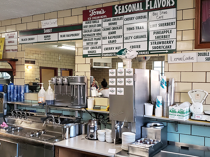 Flavor headquarters. The seasonal board reads like a bucket list for your taste buds – Bee Sting Cake, anyone?