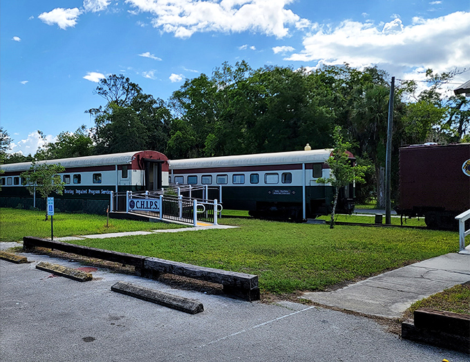 Crystal River Station offers a glimpse of railroad history without the usual tourist-trap trappings—no conductor hats or overpriced toy trains in sight.