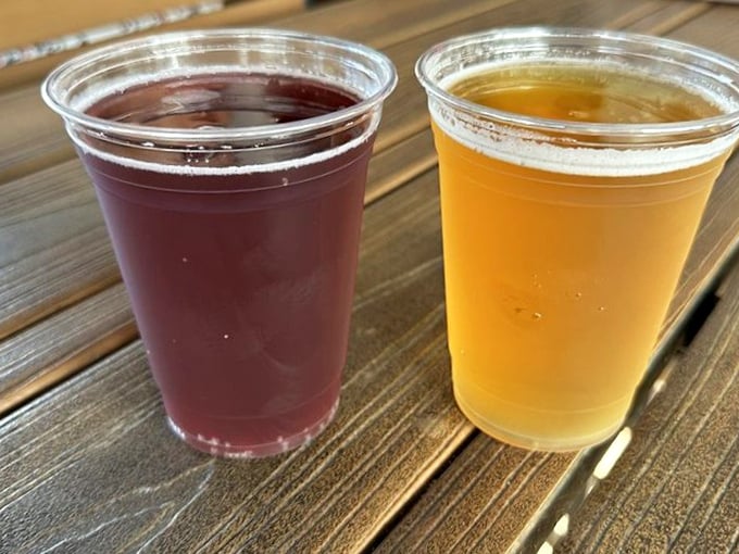 Local craft beers that complement seafood better than sunscreen complements a beach day—essential and refreshing.