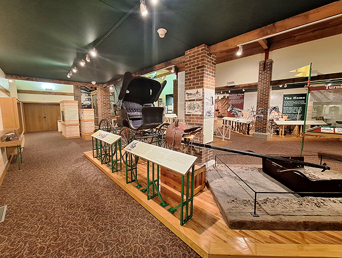 Not your average museum display – this vintage carriage and exhibits tell stories that Netflix hasn't discovered yet.