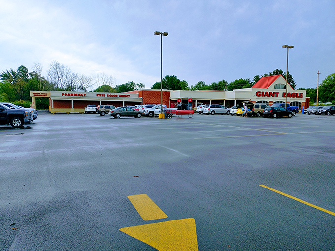 The Giant Eagle supermarket – where shopping doesn't require GPS navigation and the cashiers might actually remember your name.