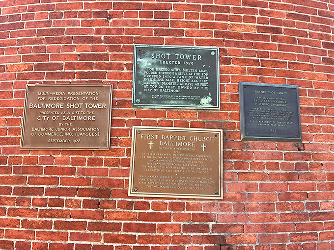 Bronze plaques tell the tower's tale—how it narrowly escaped demolition in the 1970s, rescued by citizens who recognized its irreplaceable value.