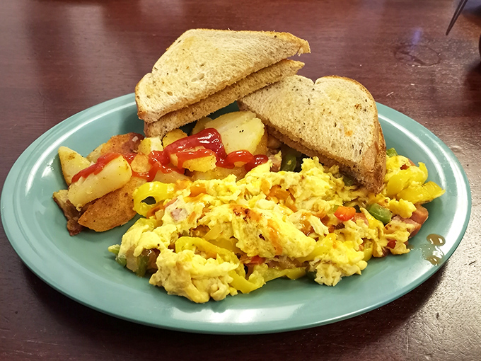 Kielbasa scramble that transforms ordinary eggs into something extraordinary, proving simple ingredients create memorable meals.