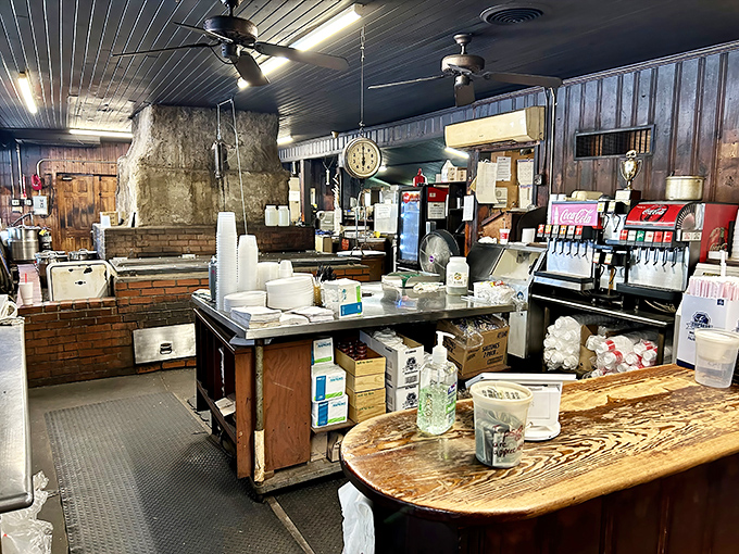 Behind the scenes where magic happens. No fancy equipment—just well-worn tools and decades of know-how.