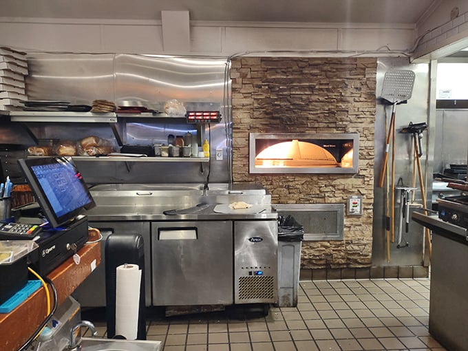 Where the magic happens! That stone pizza oven isn't just for show—it's creating memories one perfectly cooked dish at a time.